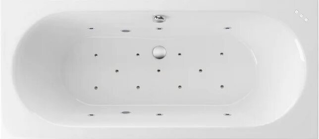 Акриловая ванна Excellent Oceana Slim WAEX. OCE16S. RELAX 160x75, с каркасом, встраиваемая, белая, глянцевая, со сливом-переливом, прямоугольная, с гидромассажем