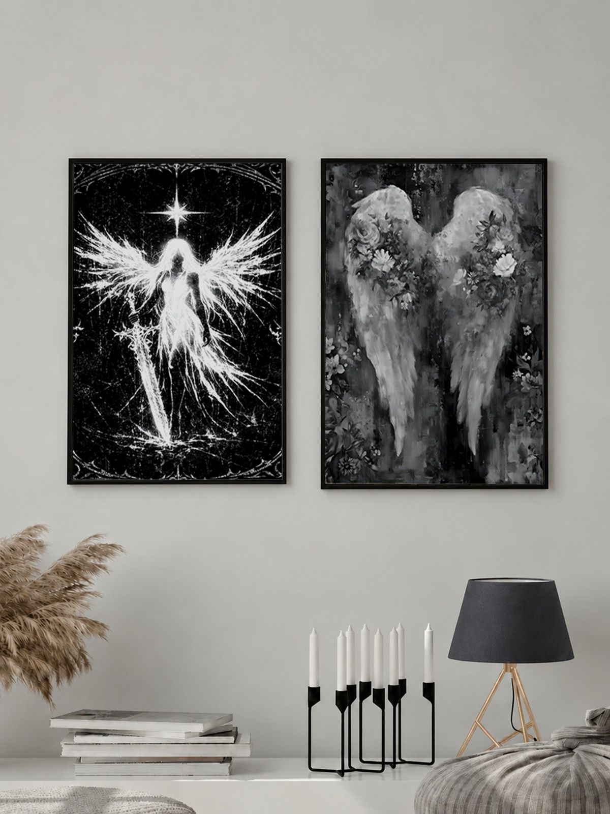 Набор Постеров / Плакатов Ангелы (Angels) 2 Листа А3