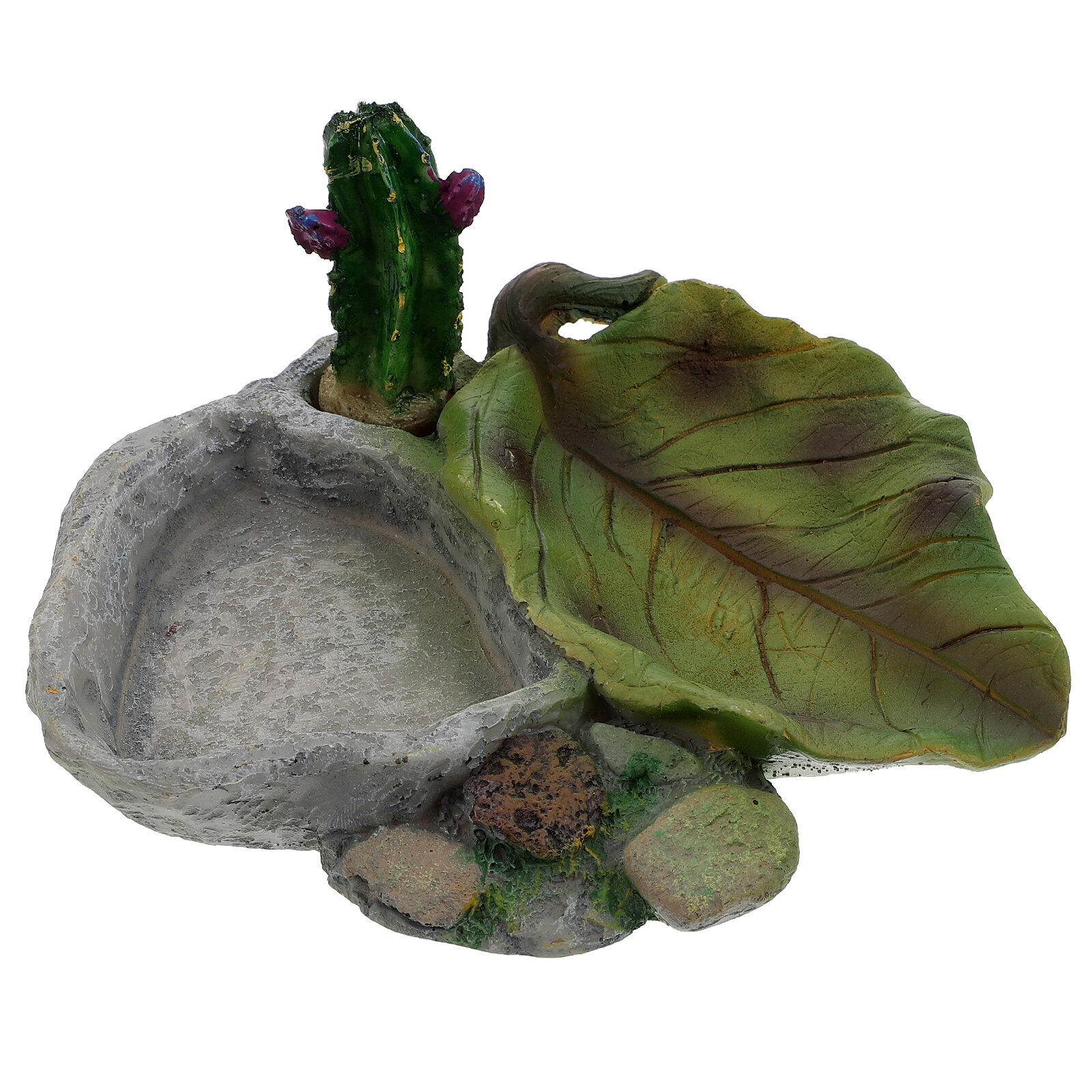 Блюдо Для Кормления Рептилий Подставка Для Воды Из Резины 14X12.5X8Cm