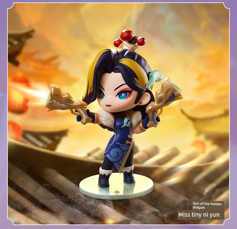 Мини-фигурка Мисс Фортуна Драконоборец из серии Blind Box 2 Teamfight Tactics, коллекционная PVC фигурка, подарок для