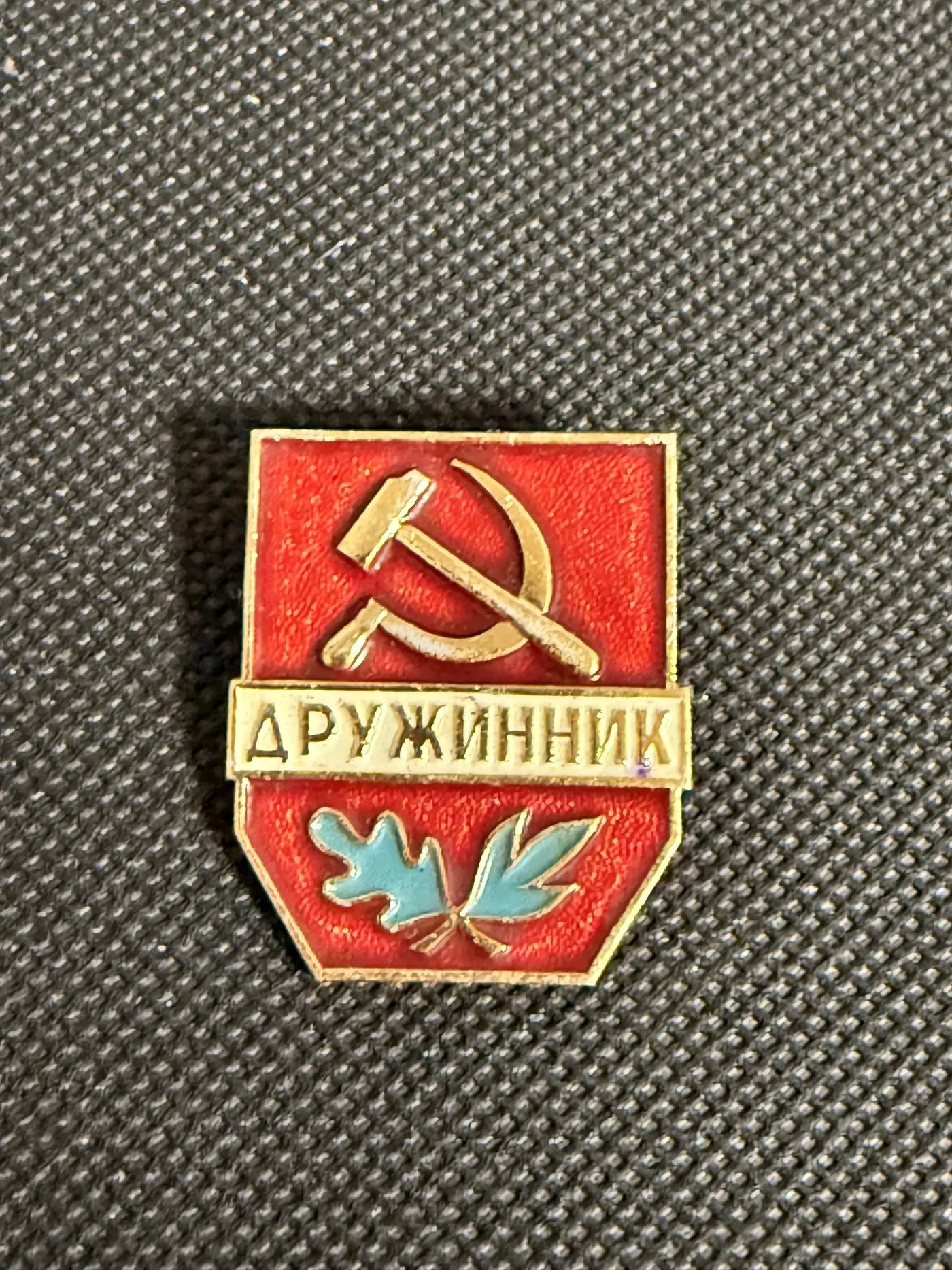 Значок Дружинник СССР