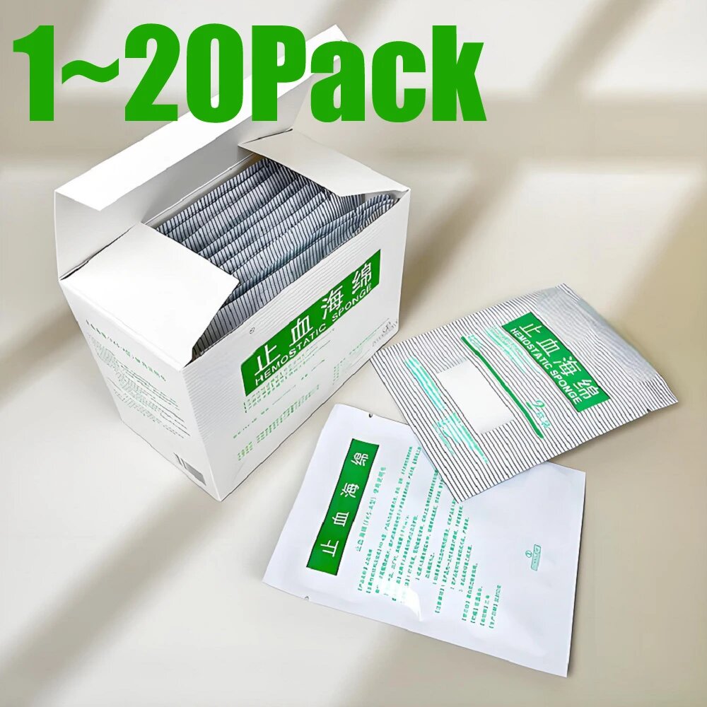 Медицинские гемостатические губки HDRSMTMED 2 шт. 1Pack 2Pcs