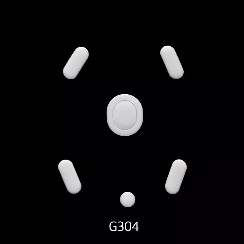 Глайды для EspTiger ICE V2 для Logitech G304, белый