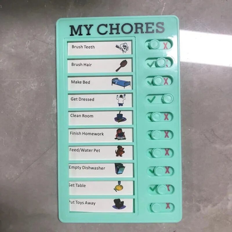 Планировочная доска для детей MY CHORES Green