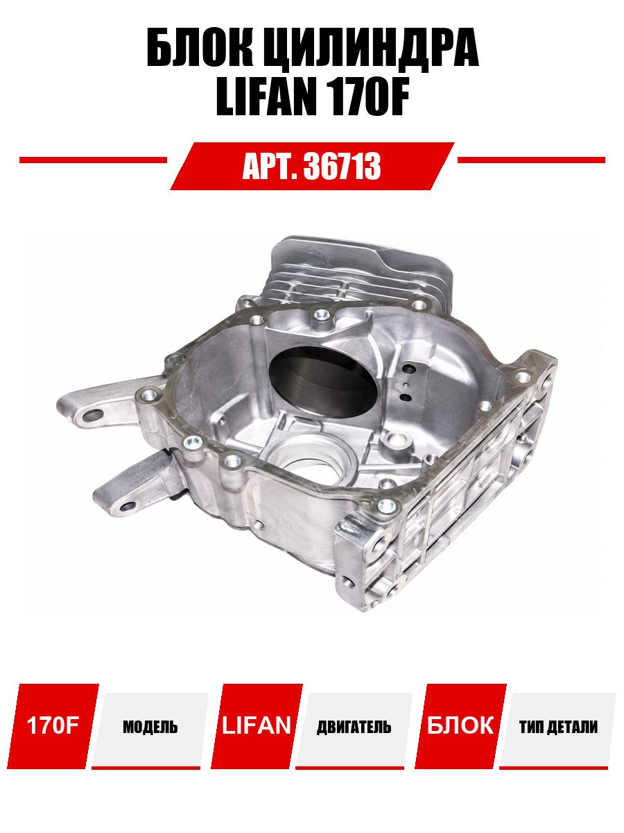 Блок цилиндра LIFAN 170F