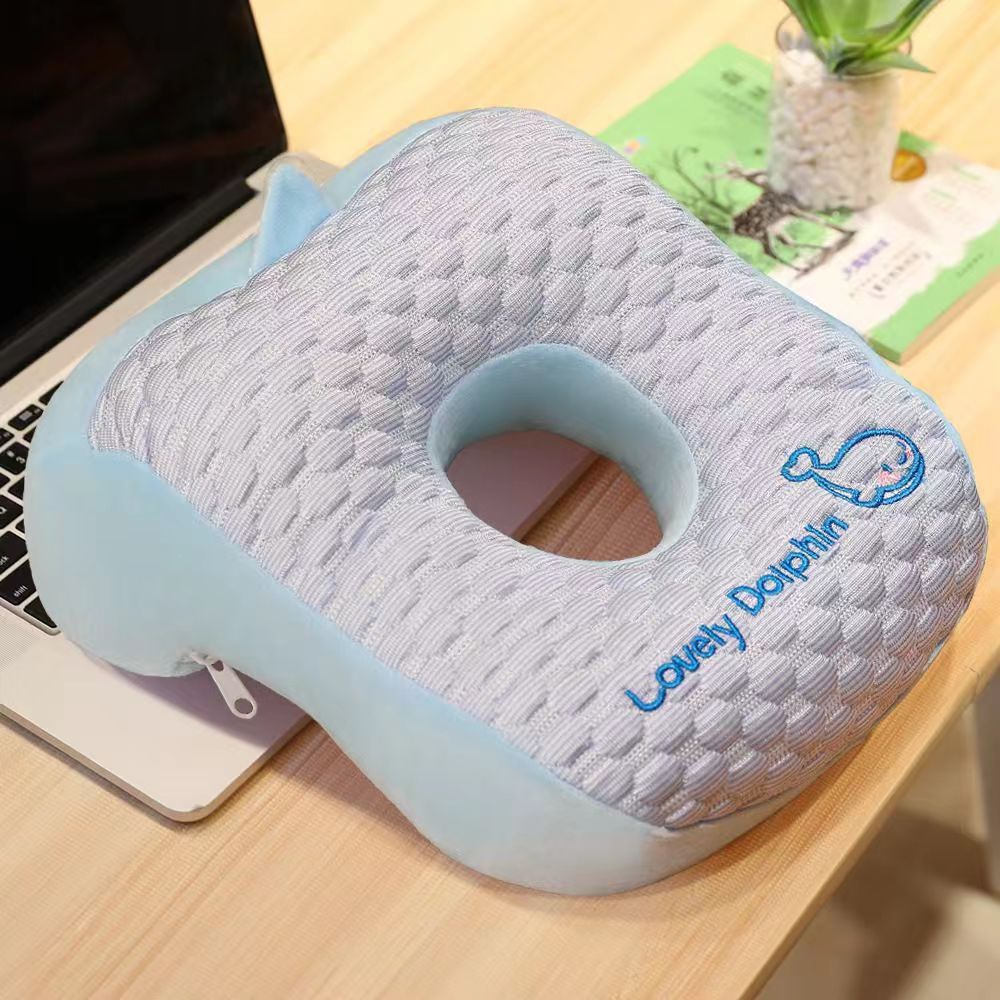 Кит Ice Beans Подушка для сна, 32x25 см, пенная пена, идеальна для офисных перерывов и школьных сон