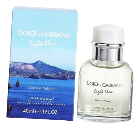 Туалетная вода мужская Dolce & Gabbana Light Blue Homme 40 мл - Дольче Габбана Дискавер Вулкано Пур