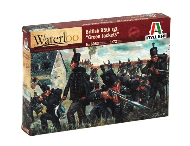 Миниатюра / модель для сборки / солдатики british 95th rgt. "green jackets" Масштаб 1/72 Italeri Арт.6083ИТ