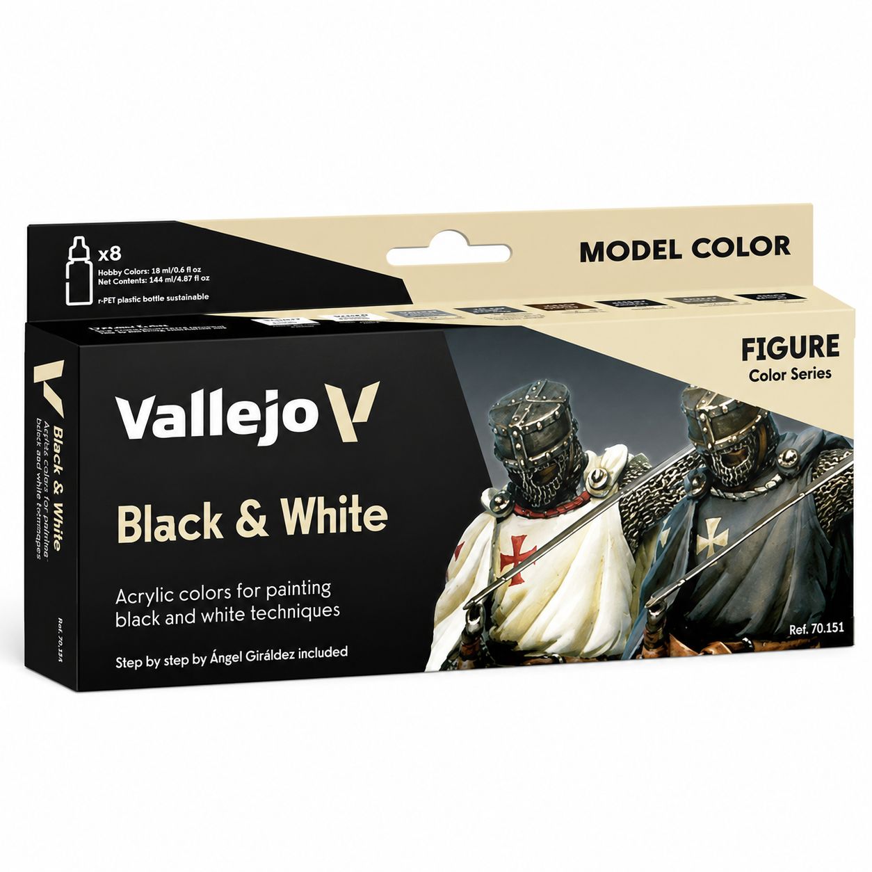 Набор красок Black & White by Angel Giraldez Vallejo 70151