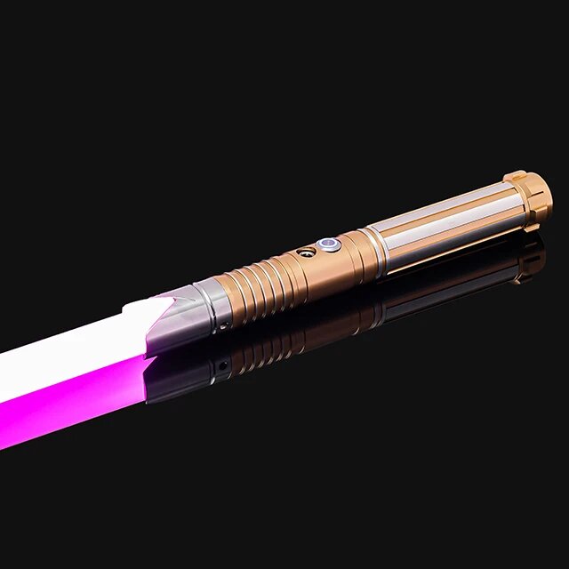 Металлический световой меч DiXinNi RGB Type 9 Gold RGB