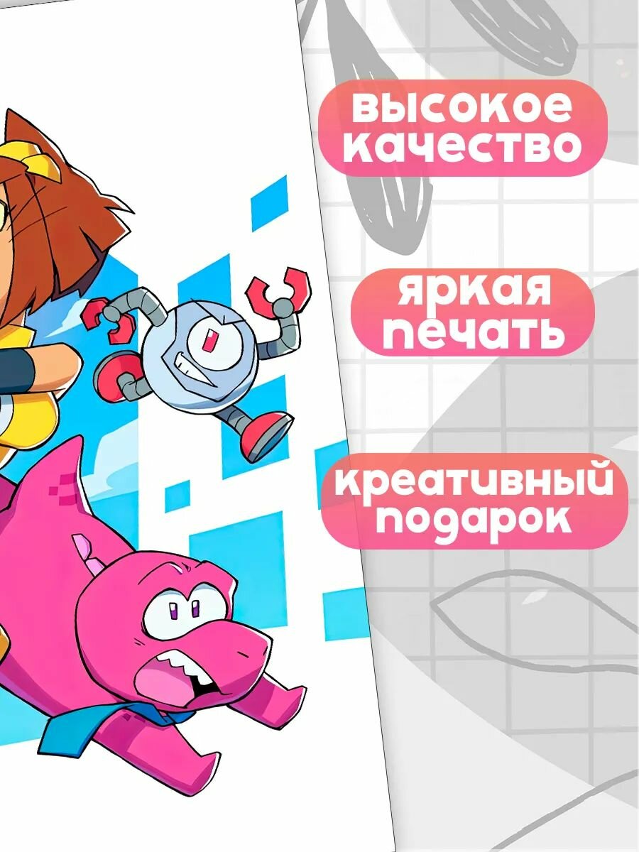 Постеры на стену Gameoverse, плакат 1шт, А4 размер. — фото 1