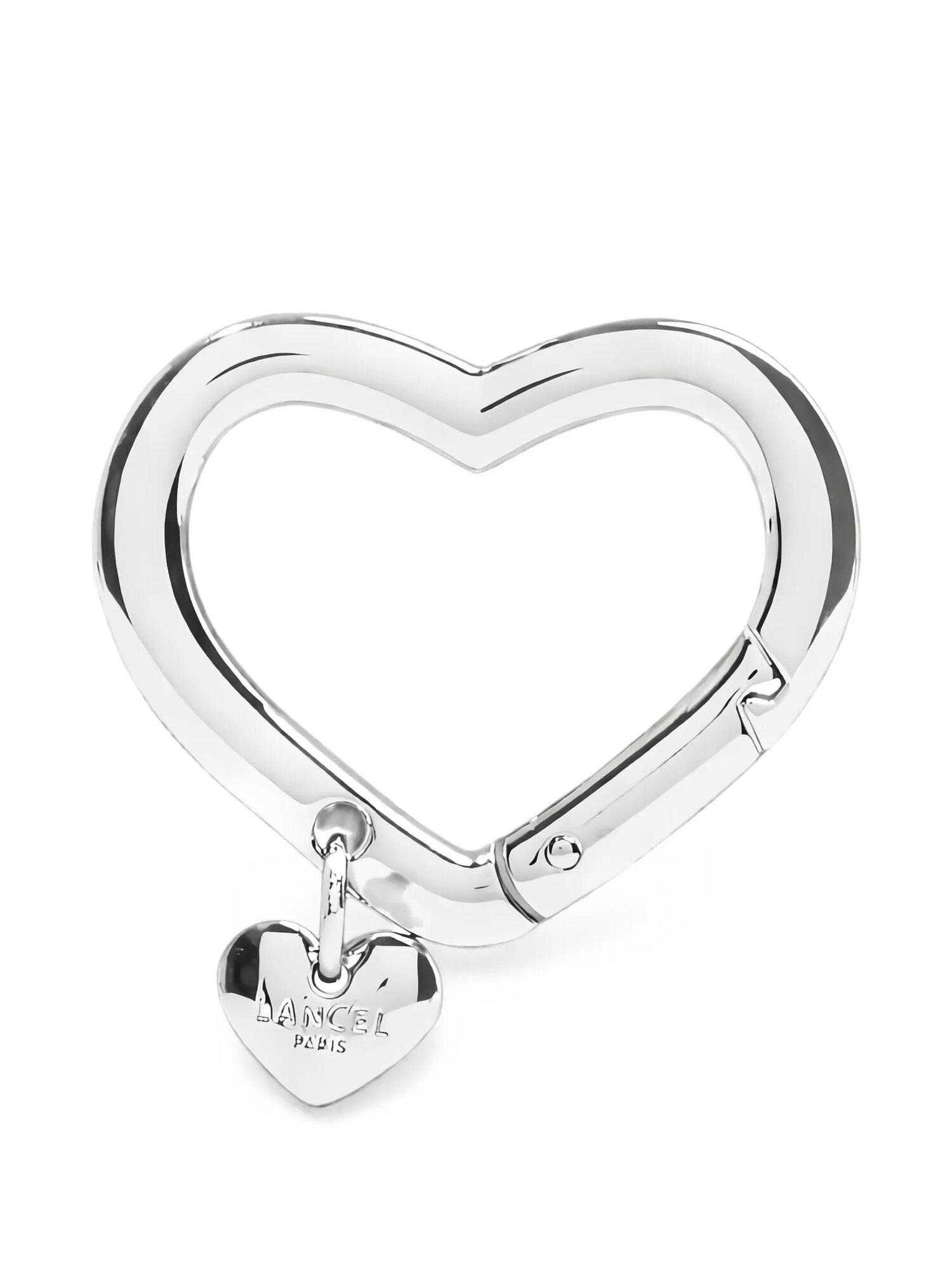 Сумка Heart-shaped logo-pendant bag charm