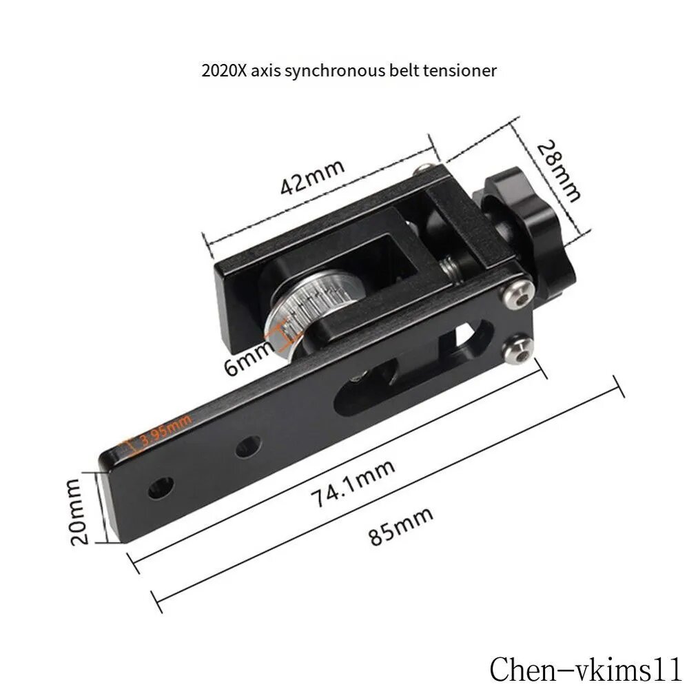 Усовершенствованный Натяжитель синхронного Натяжения ремня по оси X-Axis Y для выпрямления ремня Ender 3