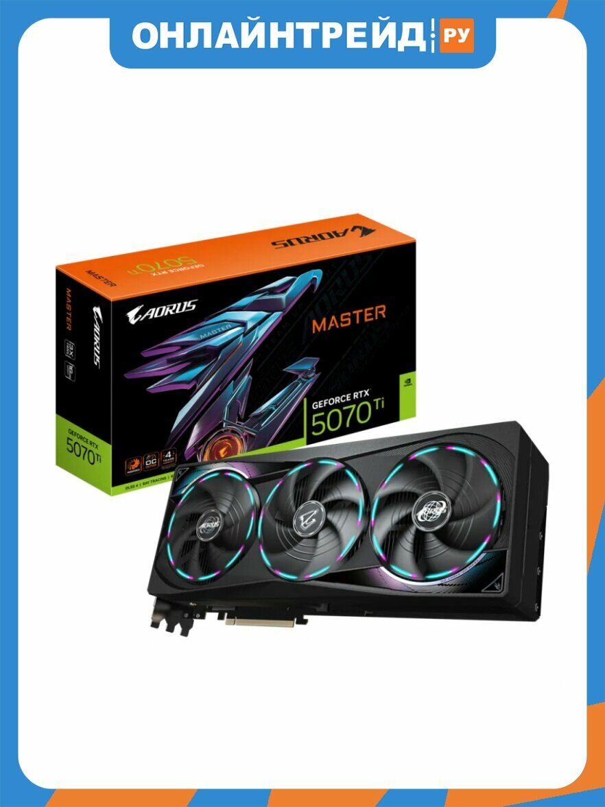 Видеокарта Gigabyte GeForce RTX 5070 Ti MASTER 16G