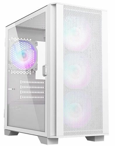 Компьютерный корпус MONTECH AIR 100 ARGB (AIR 100 ARGB (W)) белый - Mini Tower, Micro-ATX, USB 2.0 Type-A, USB 3.2 Gen 1 Type-A, USB 3.2 Gen 1 Type-C