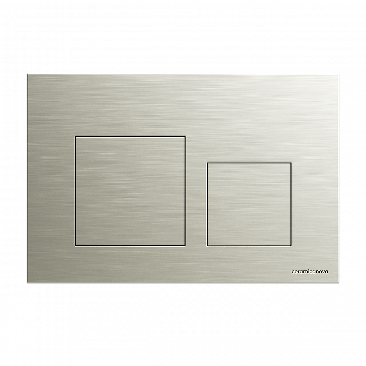 Кнопка смыва для инсталляции Ceramicanova Balance Square CN12-002BN цвет Брашированный никель