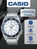 Наручные часы CASIO, синий, серебряный