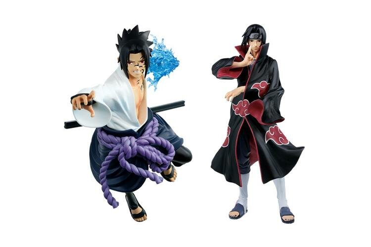 Фигурка унисекс BANPRESTO Naruto VIBRATION STARS Саске Учиха, Itachi Uchiha & Sasuke Uchiha