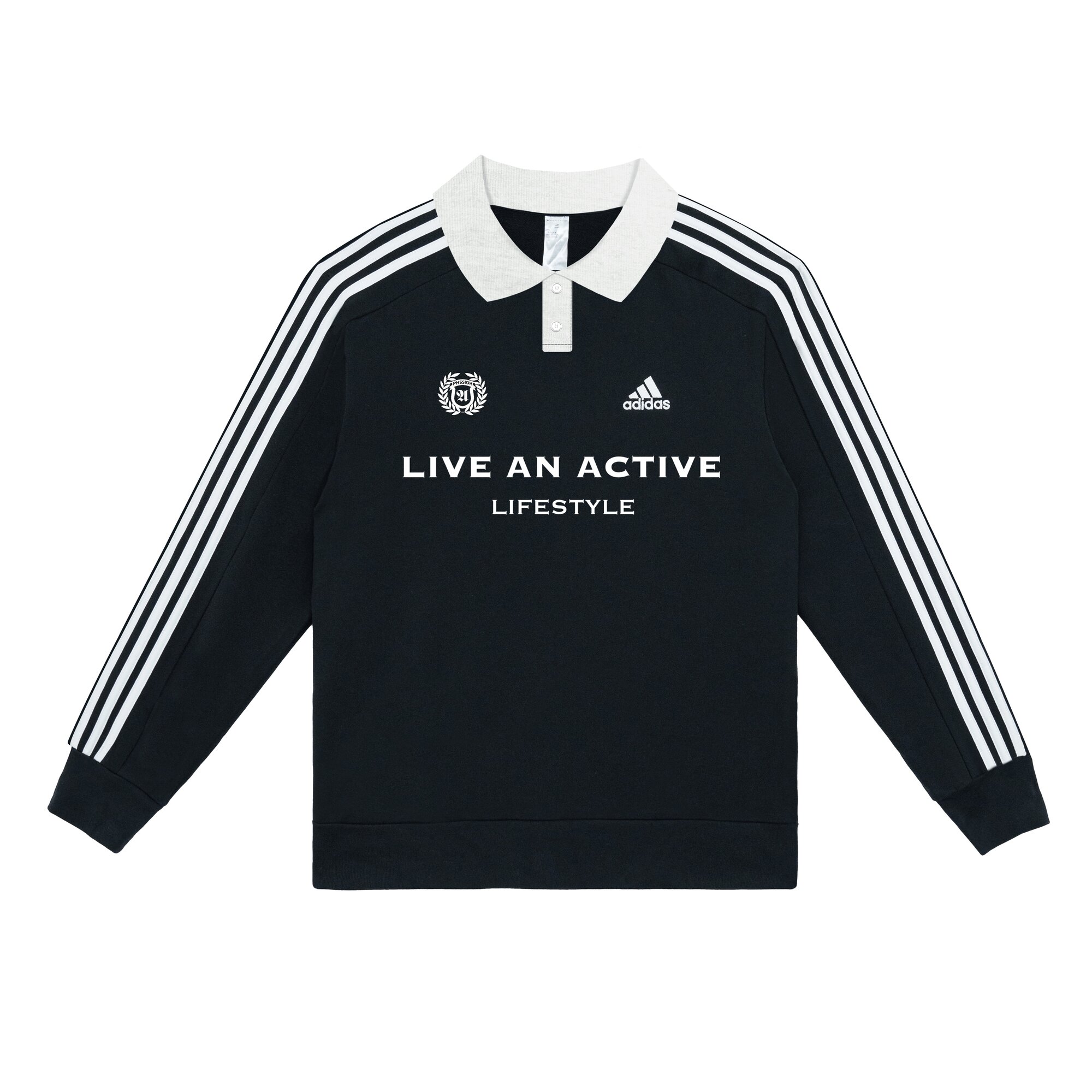 Поло adidas Adidas с 3 полосками