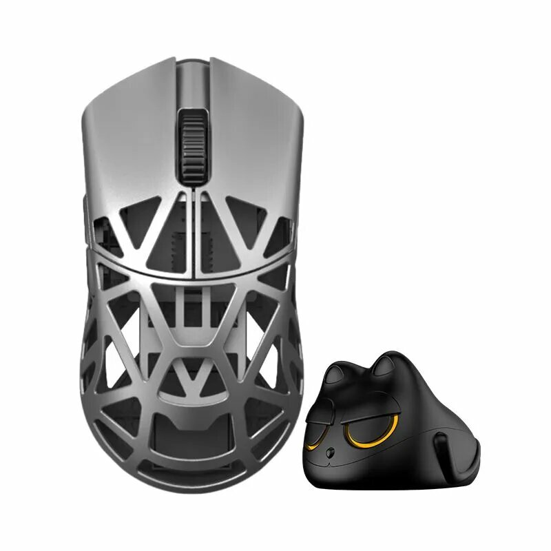 Игровая мышь беспроводная BEAST X MINI, серый металлик