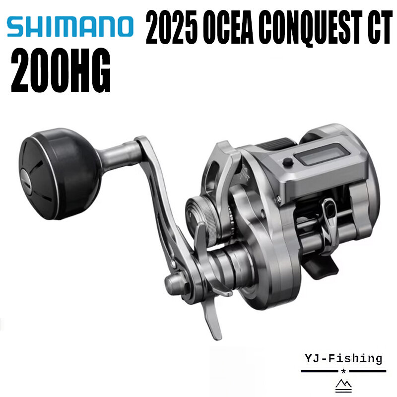 SHIMANO 2025 OCEA CONQUEST CT 200HG Под правую руку Кастинговое Катушка