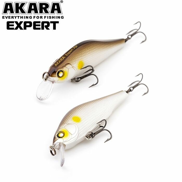 Воблер Akara Expert 70F 9 гр. (1/3 oz 2,8 in) A134