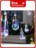 Нить Luazon ROSA 3 м, с насадками Лампа 8 см, IP20, Н. С. LED-80-12V, 8 режимов,...