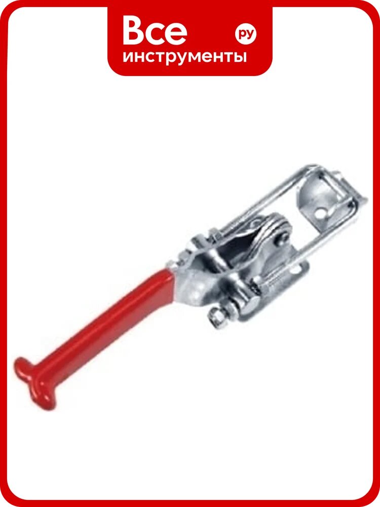 Стяжной сверхмощный замок MFK-TORG GH-40341 цинк, ручка прорезиненная J40341