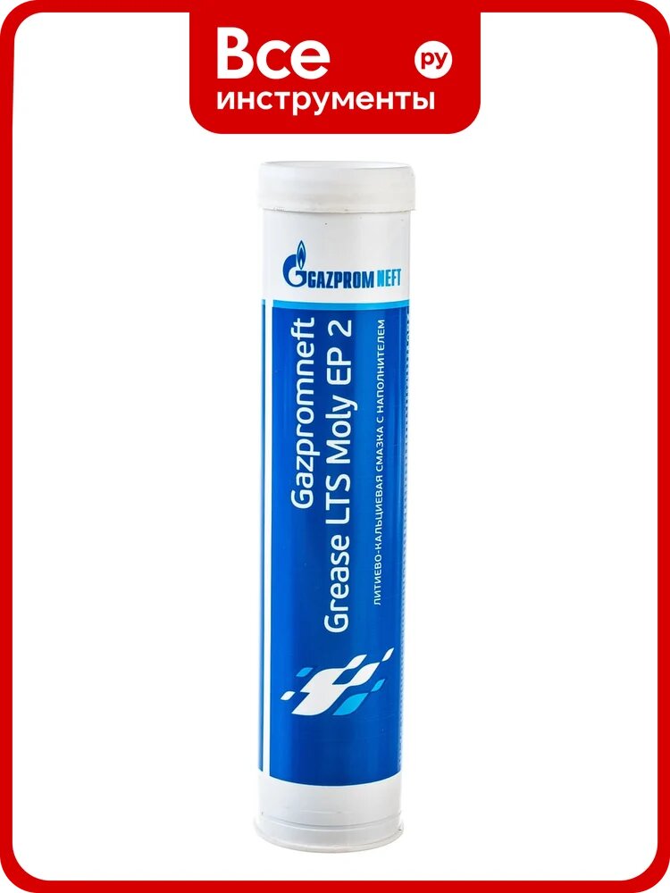 Смазка Grease LTS Moly EP2 400 г Gazpromneft, Смазку можно использовать при температурахот -30 °cдо