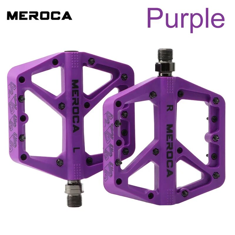 Педали MEROCA C569 Nylon MTB Фиолетовый, Purple