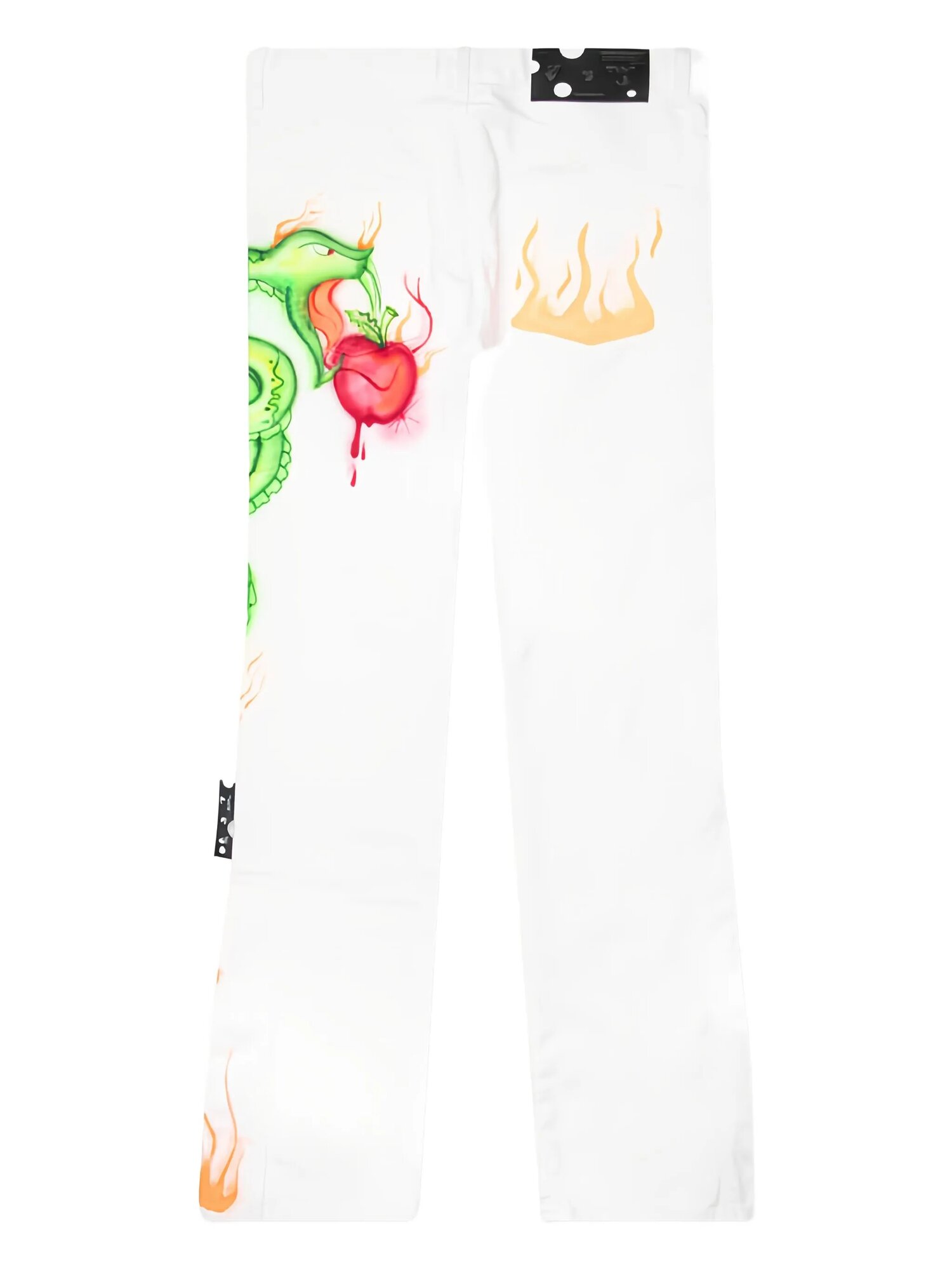 Джинсы Off-White, размер 27, бежевый/белый — фото 1