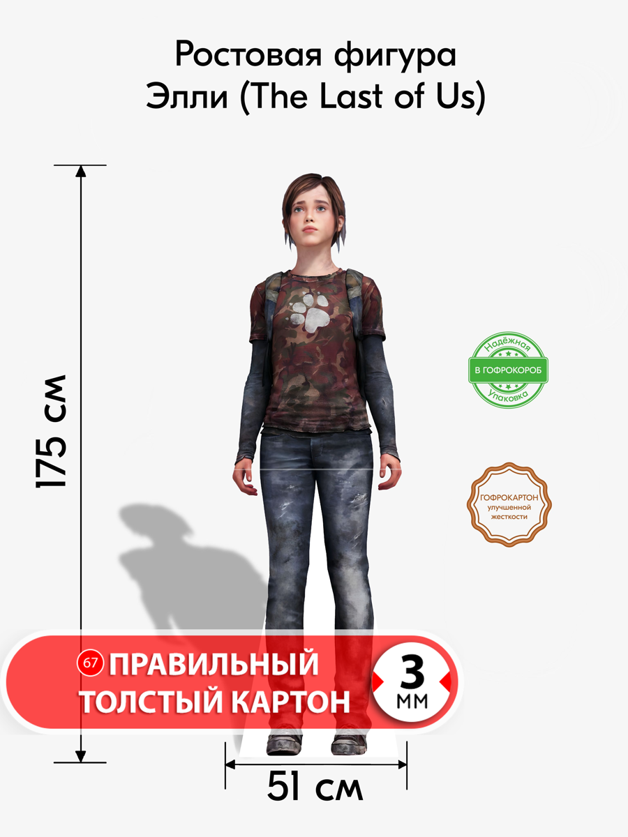 Аксессуар для фотосессий, Элли (The Last of Us), ростовая фигура