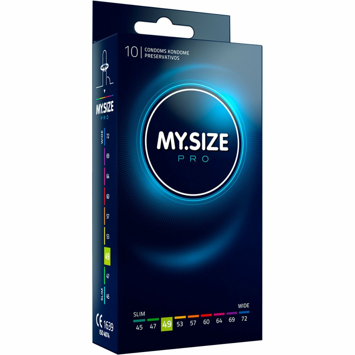 Презервативы MY.SIZE 49 №10 увеличенный объем 16*4,9см, 10шт