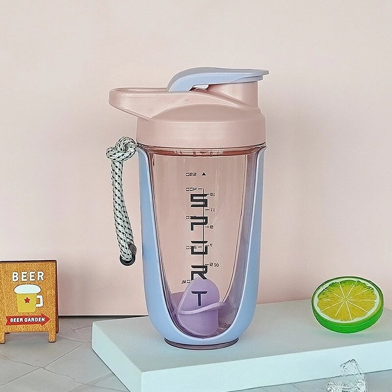 Протейновый шейкер из тритана 590 мл pink 590ml