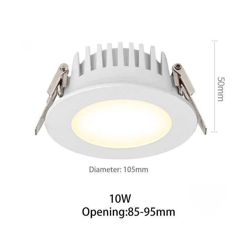 BRGT водонепроницаемые светодиодные прожекторы белые 7W10W White 10W, 3000K warm light