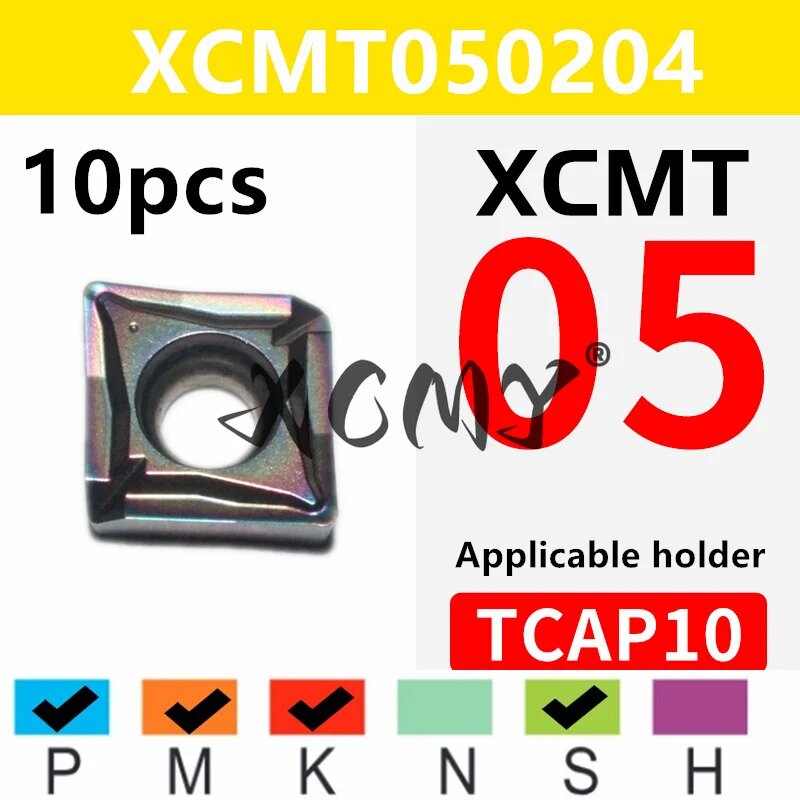 Сверла TCAP серия 08R 10R 12R 14R 16R 20R 2.25D 3.25D DEMK XCMT050204-TC TH550