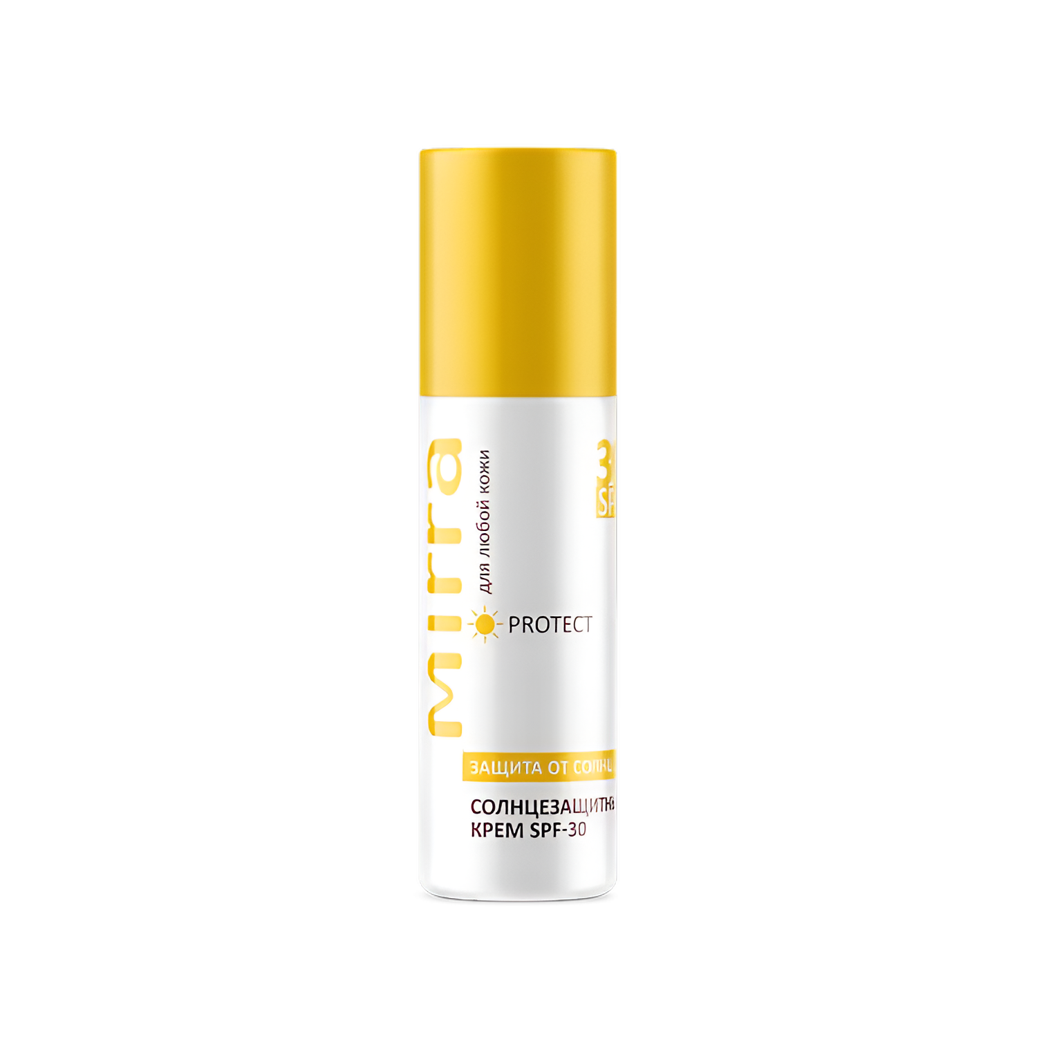 Солнцезащитный крем Mirra SPF 30, с экстрактом зеленого чая, 75мл