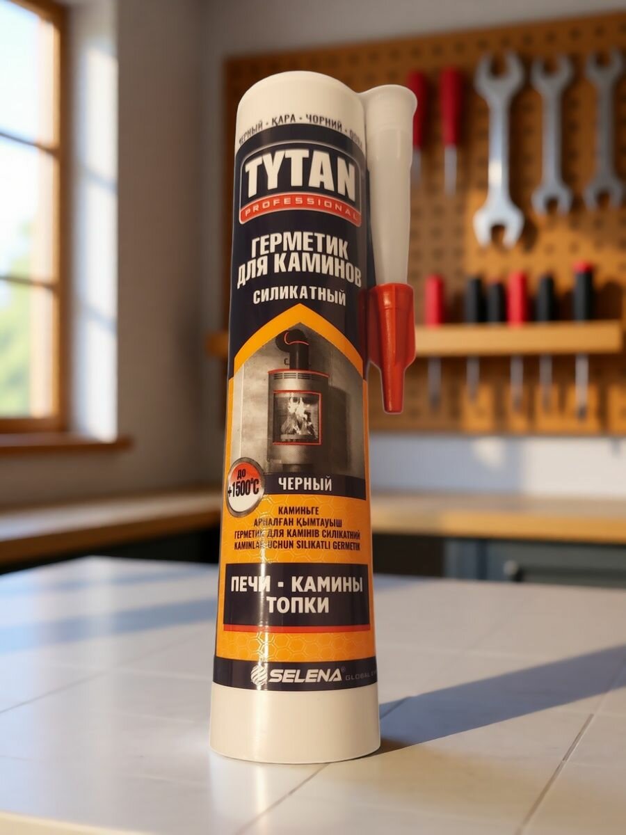 TYTAN Professional Герметик Силикатный для Каминов черный 280 мл