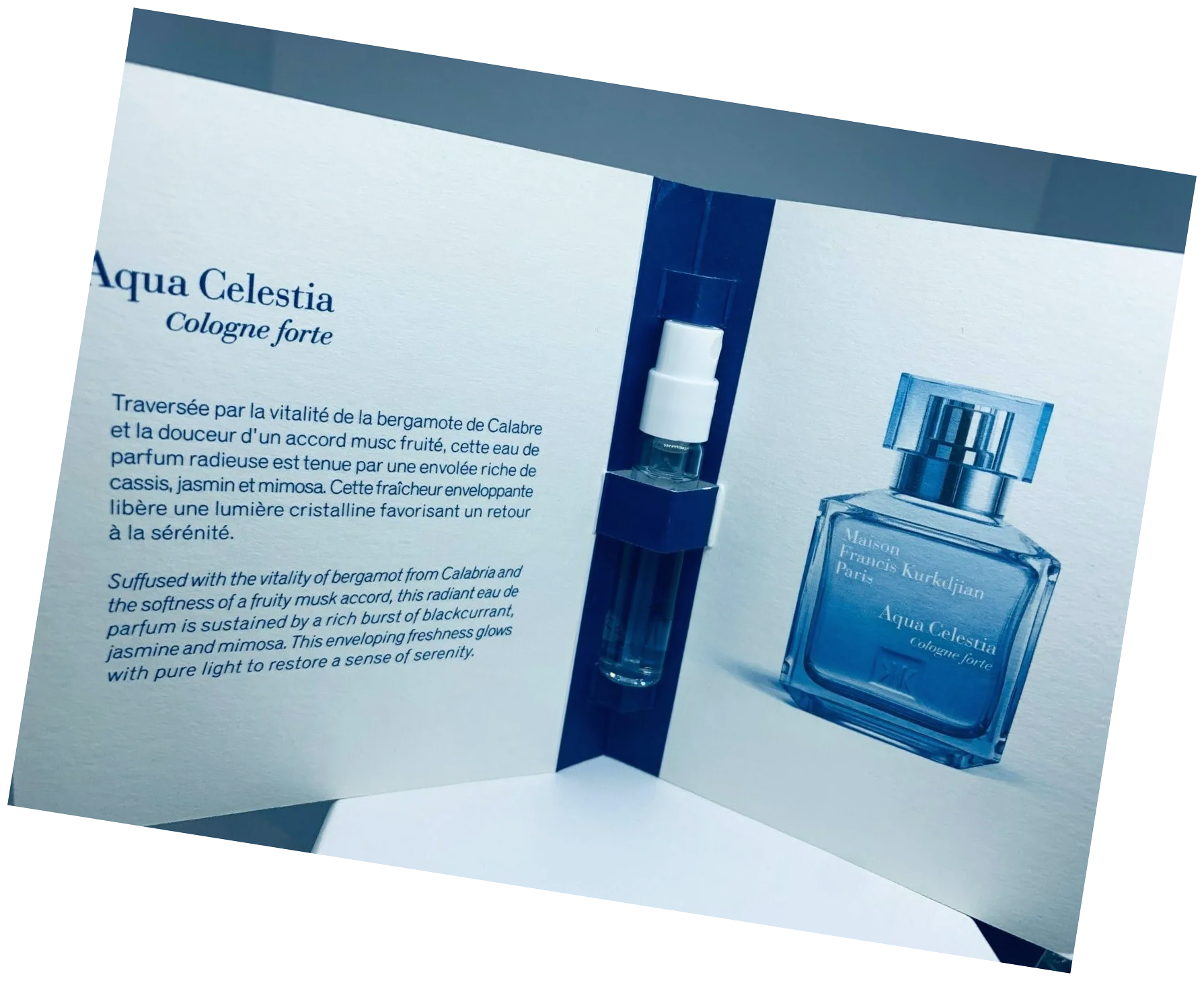 Mfk Aqua Celestia Cologne Forte сэмпл 2 мл / Аква Селестия Колонь Форте для женщин и мужчин