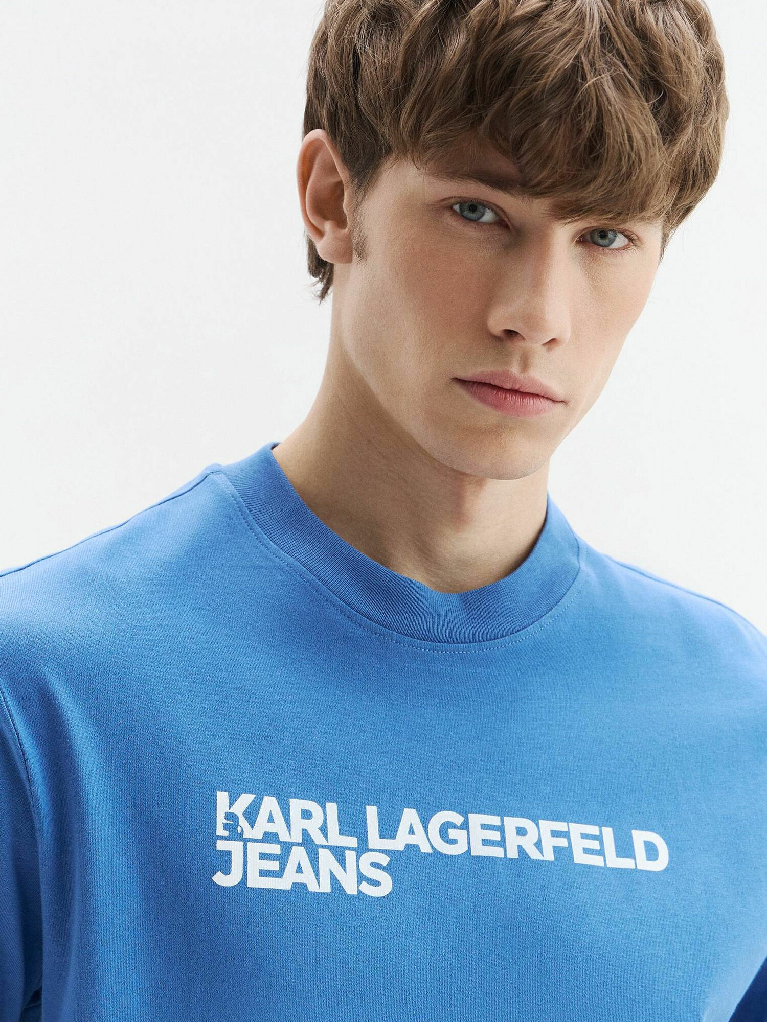 Футболка KARL LAGERFELD JEANS, 1 шт., размер XL, синий — фото 1