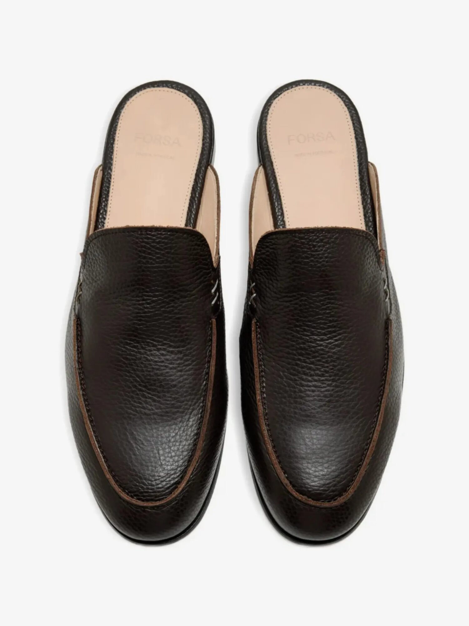 Мюли FORSA Topstitched mules, размер 39, черный — фото 1