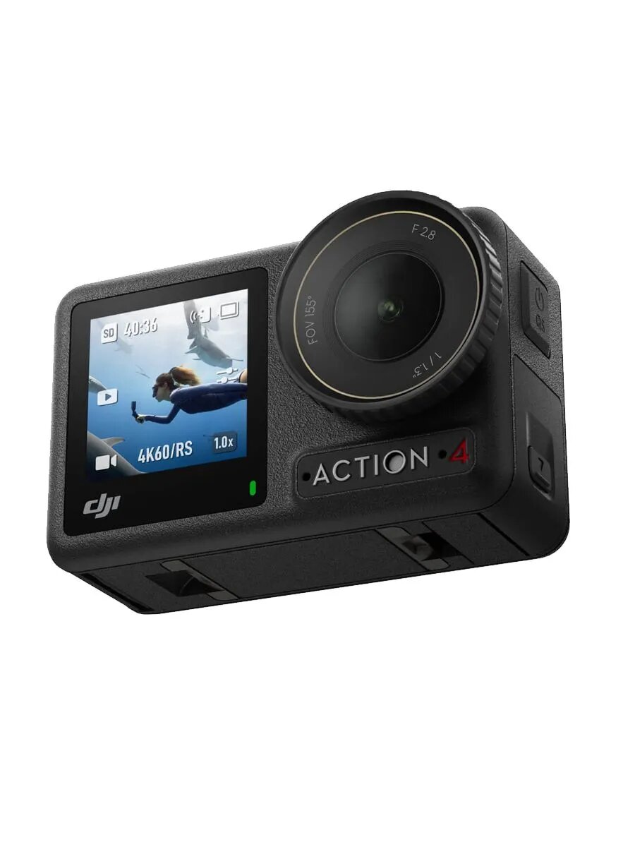 Экшн-камера DJI Osmo Action 4 Standard Combo, 4K/120fps, EAC