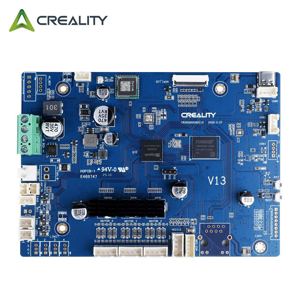 Creality K1 Max 2025 материнская плата , 32-битная бесшумная плата управления CR4SU200382C13, запчасть для 3D-принтера