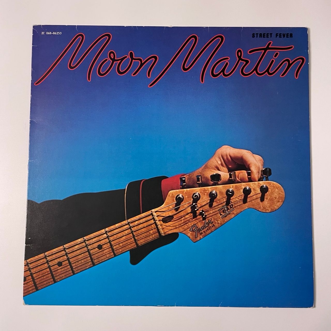 Винтажная виниловая пластинка LP Moon Martin Street Fever (Франция 1980)