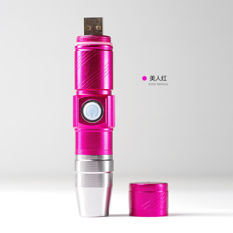 USB 365nm UV-фонарь для обнаружения флуоресцентных агентов в купюрах, нефритовых изделиях, косметике и маникюре