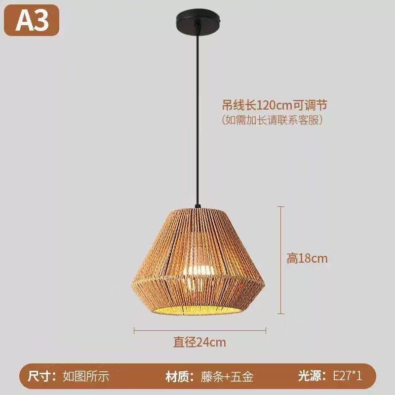 Люстра JOYINLED, E27, E26, ручная работа, в стиле бохо, с корзиной, 1 шт,24*18cm，15W, тёплый свет