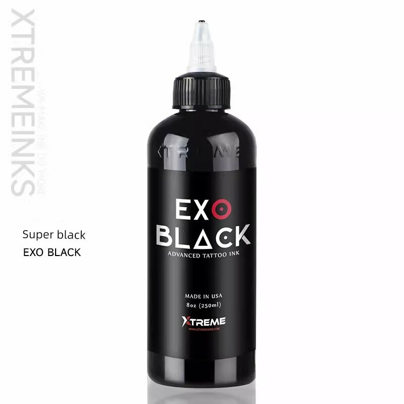 Hardcore Limit EXO-BLACK Профессиональная Постоянная Татуажная Краска, 8 Унций (240 мл)