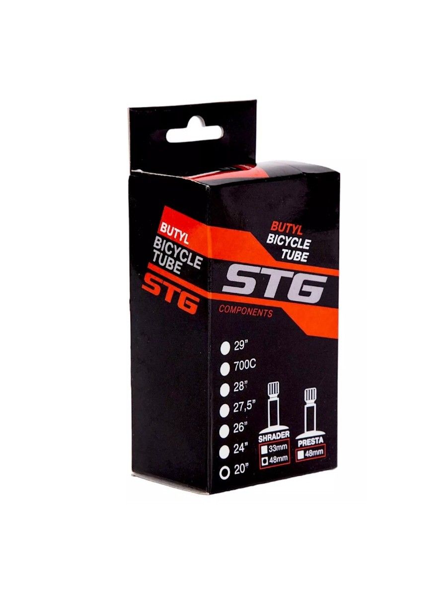 Камера велосипеда STG 20"x1.75/1.95 бутиловая