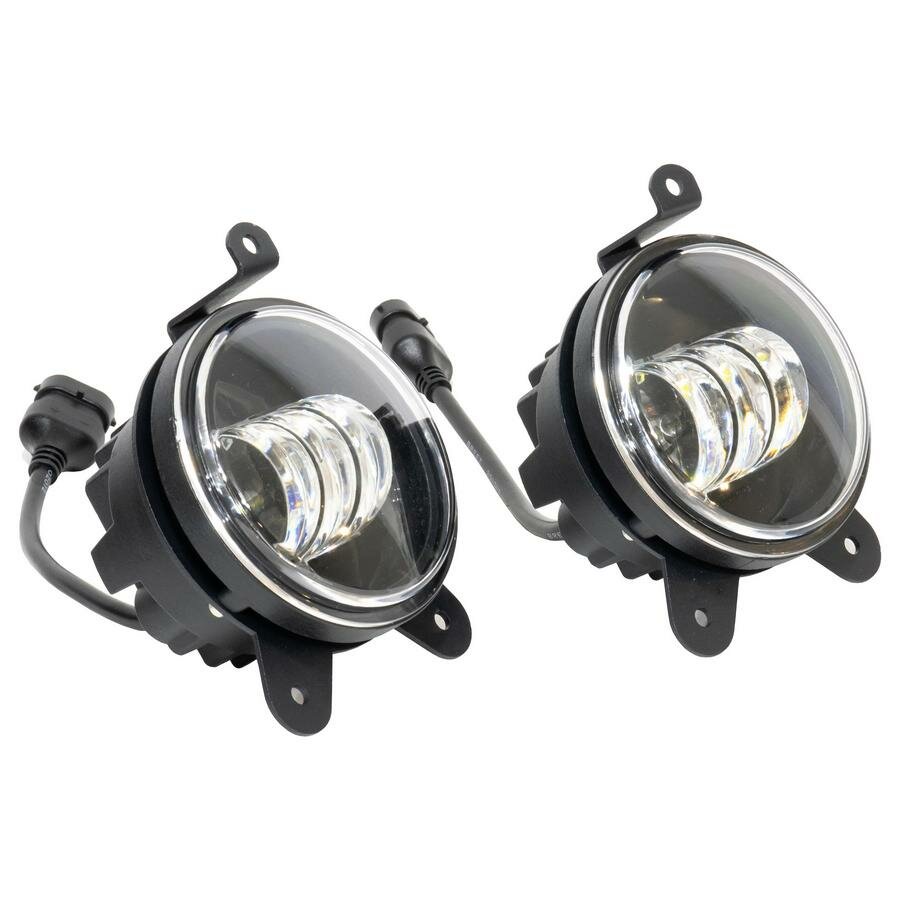 Противотуманные фары LED для Lada (ВАЗ) 2170 Priora, (туманки, ПТФ, противотуманки, ДХО) 2 шт
