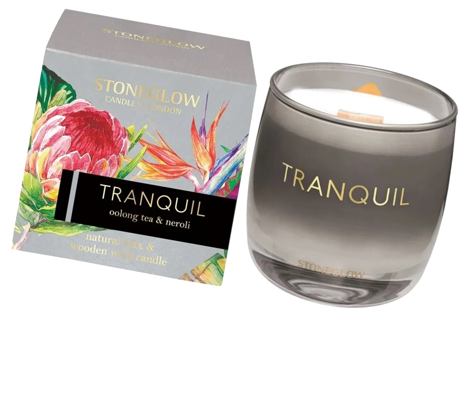 Ароматическая свеча для дома Stoneglow Oolong Tea and Neroli 240 гр - Улонг Ти Нероли
